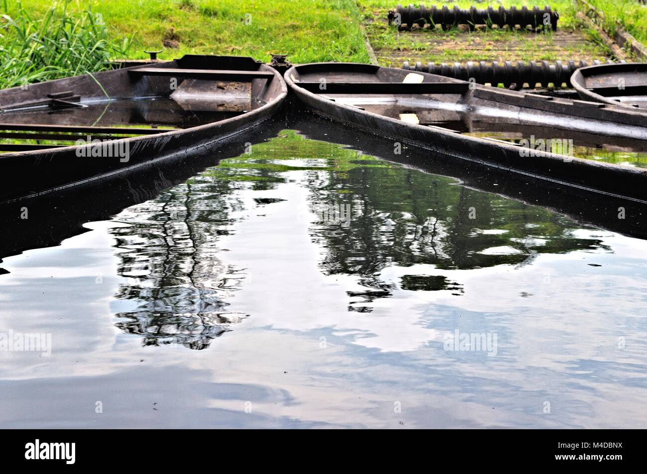 Tradition of the Spreewald barge Spree Forest Germany Stock Photo - Alamy