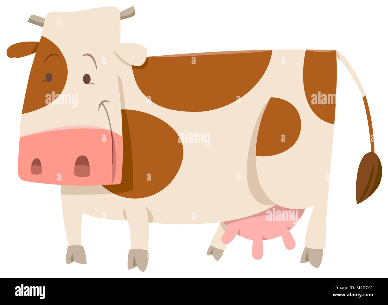 Cow cartoon hi-res stock photography and images - Alamy