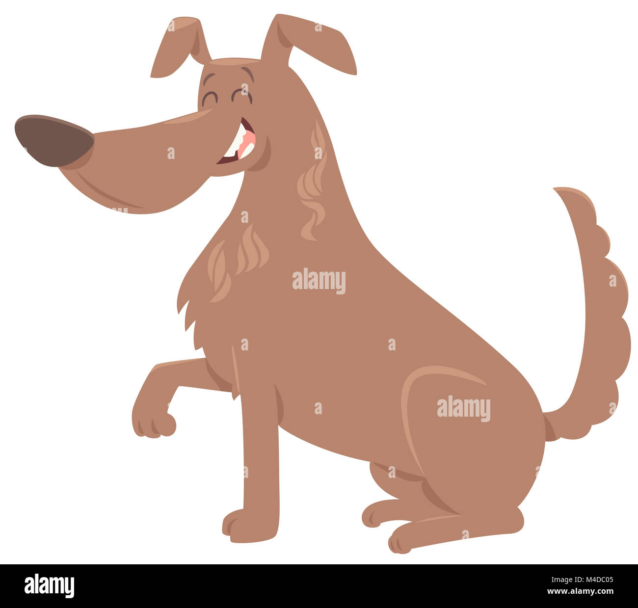 dog gives paw cartoon Stock Photo - Alamy