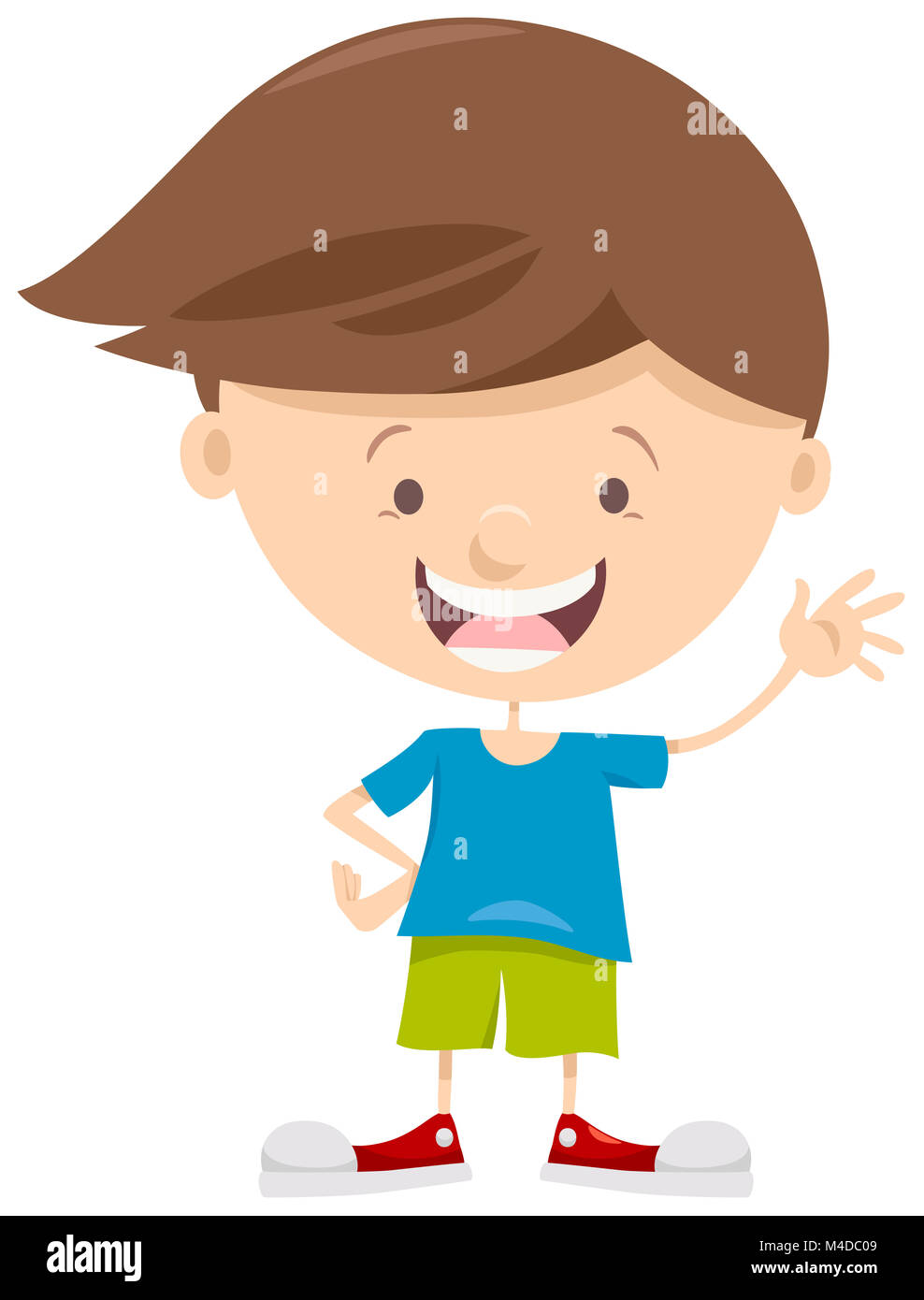 little boy cartoon character Stock Photo - Alamy