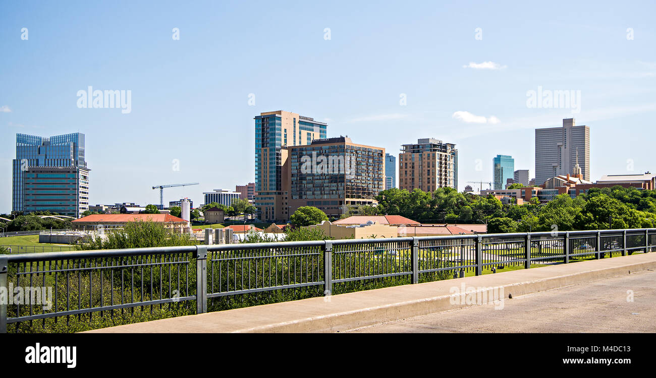 fort worth texas city skyline and downtown Stock Photo - Alamy