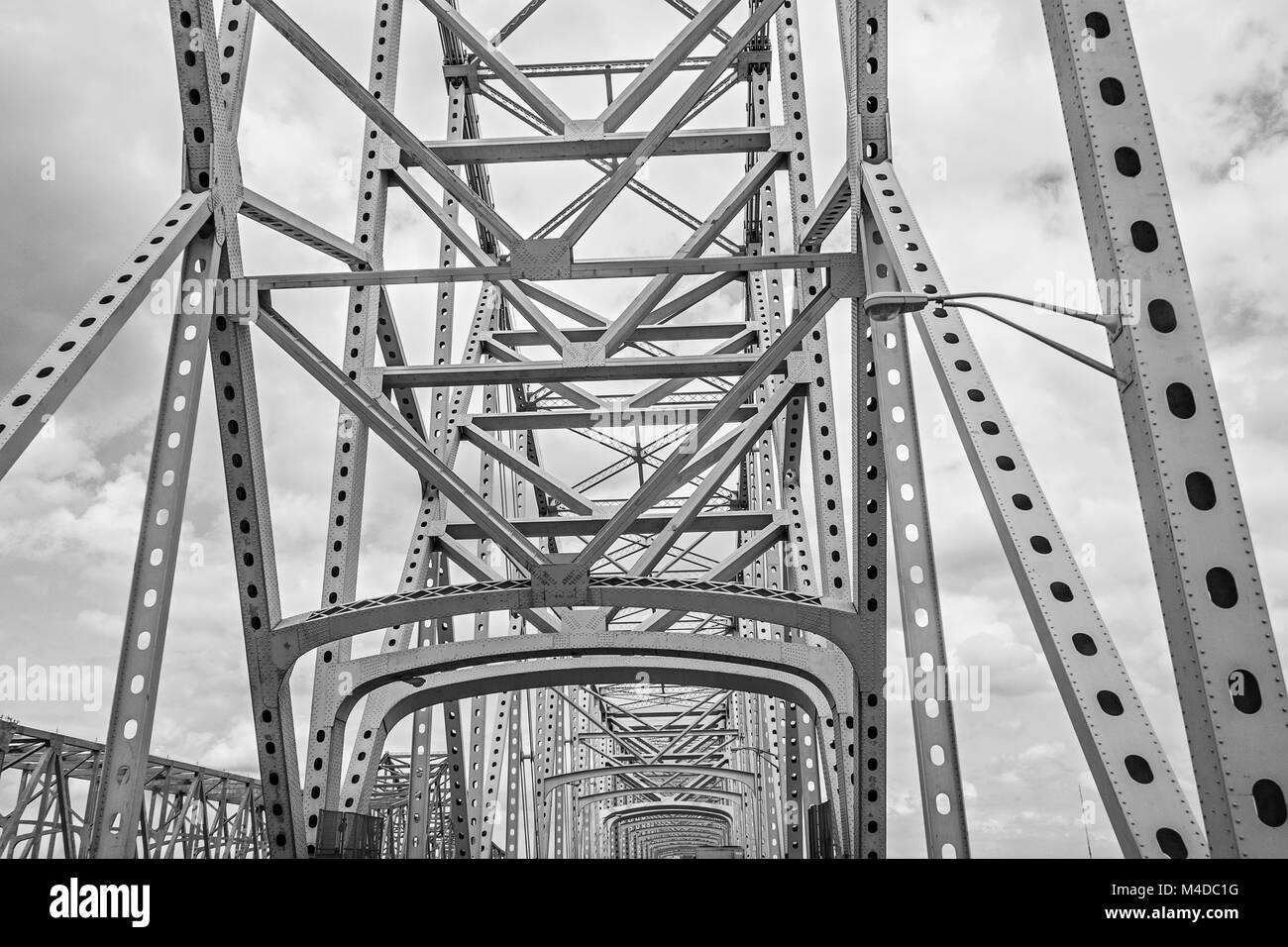 steel engineered highway bridge structure Stock Photo - Alamy