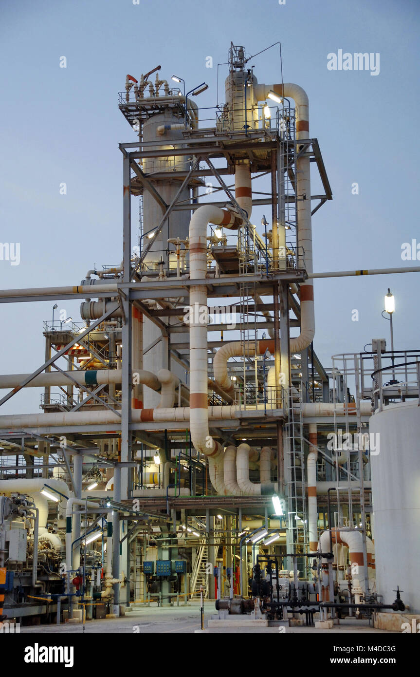 Oil and gas exploration and technology. Refinery Stock Photo - Alamy