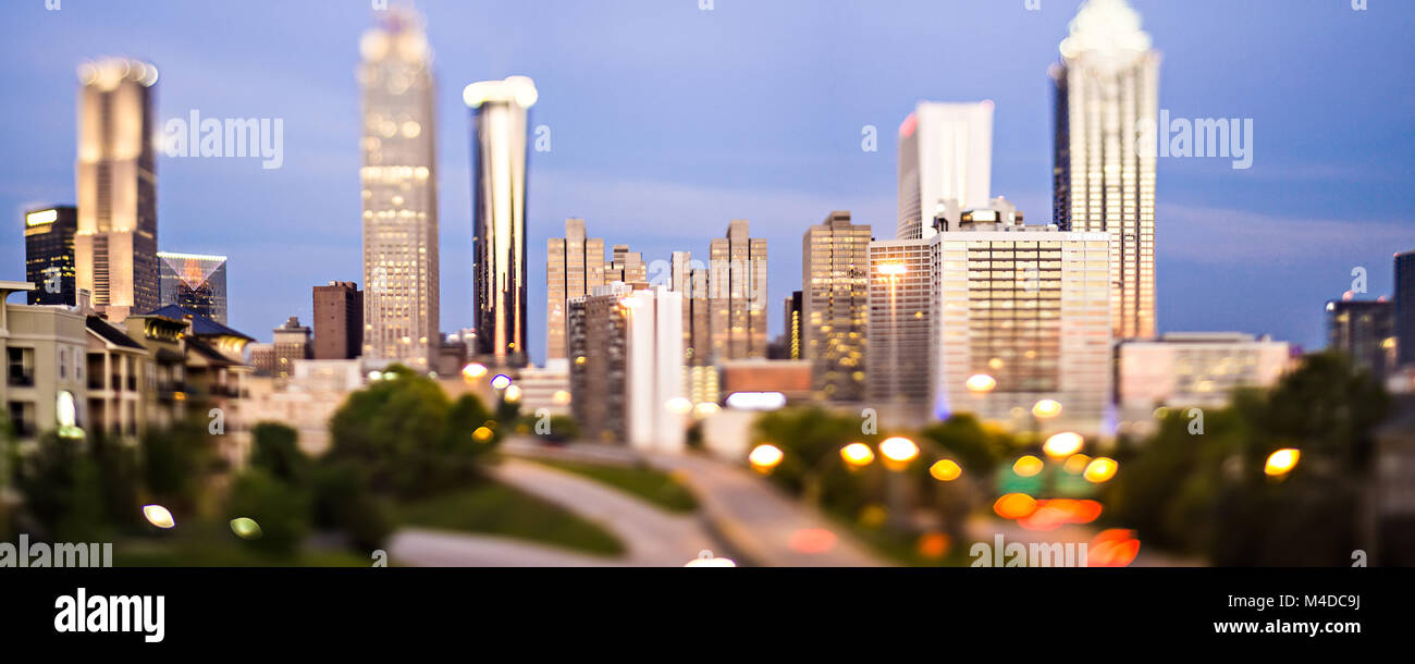 atlanta georgia city skyline early morning Stock Photo - Alamy