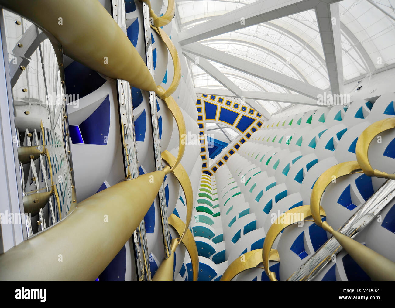 Burj Al Arab Hotel Interior High Resolution Stock Photography and ...