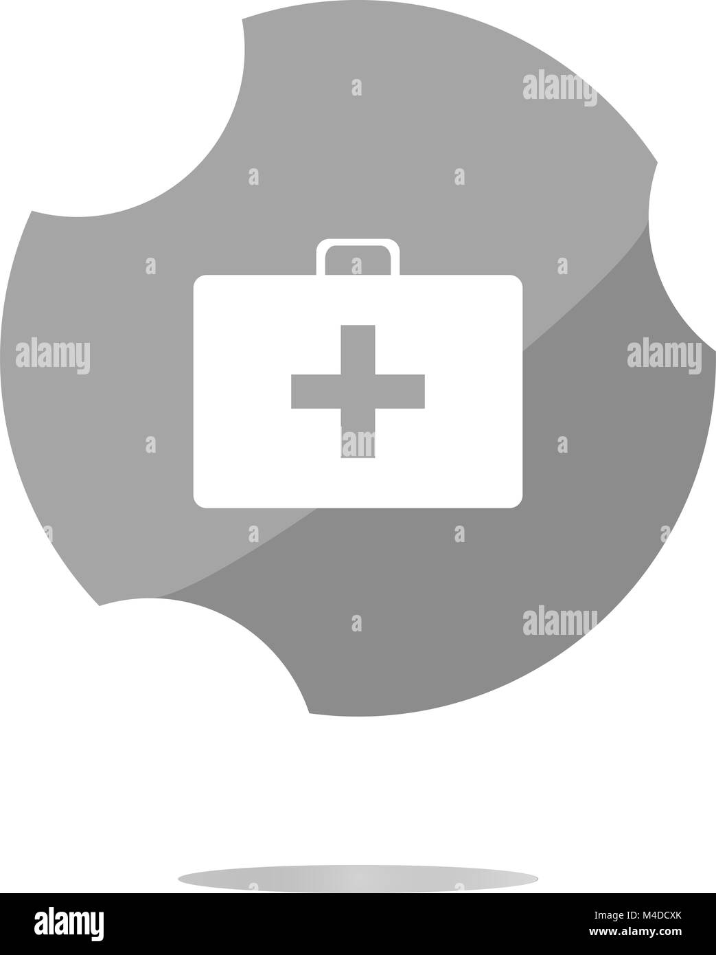 First aid kit icon Black and White Stock Photos & Images - Alamy