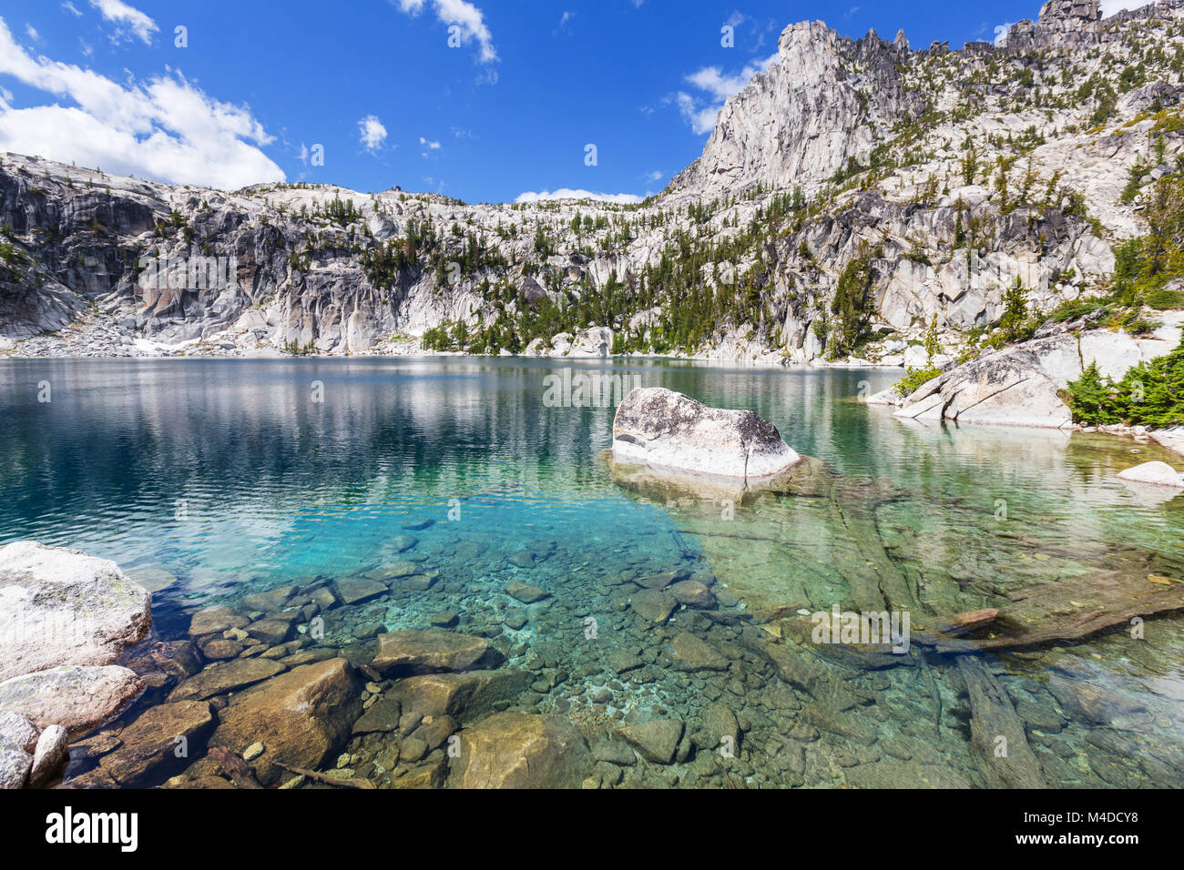 Alpine lake Stock Photo - Alamy
