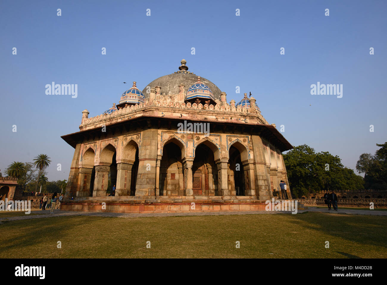 Isa Khan's tomb at the Mughal Emperor Humayum's Tomb complex, Delhi ...