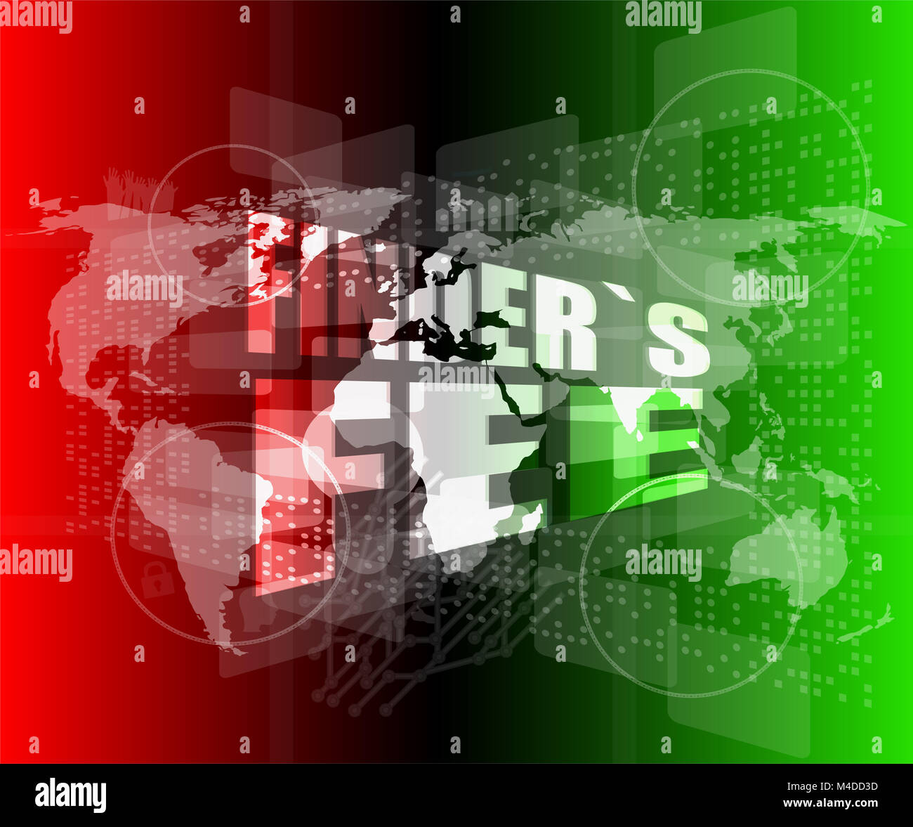 finder fee word on digital touch screen Stock Photo - Alamy