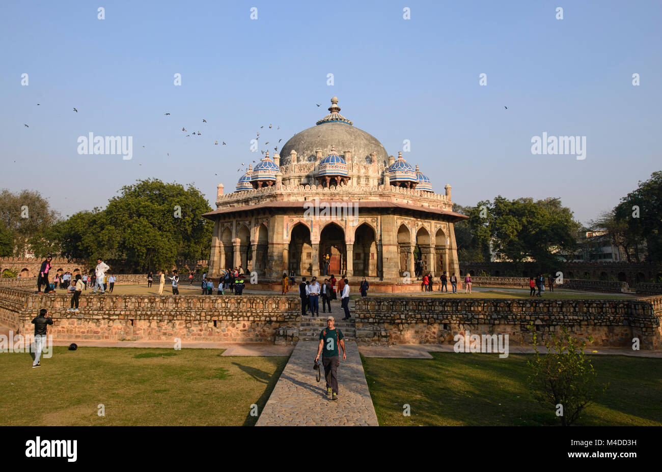 Isa Khan's tomb at the Mughal Emperor Humayum's Tomb complex, Delhi ...