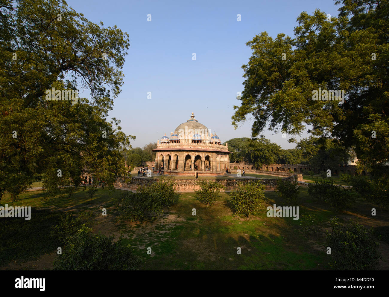 Isa Khan's tomb at the Mughal Emperor Humayum's Tomb complex, Delhi ...