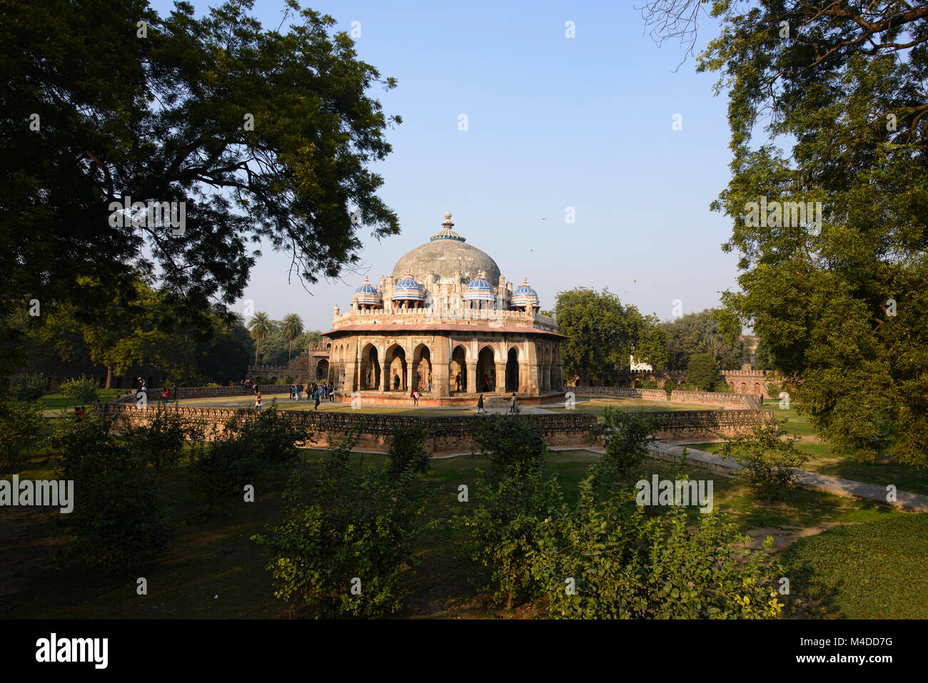 Isa Khan's tomb at the Mughal Emperor Humayum's Tomb complex, Delhi ...
