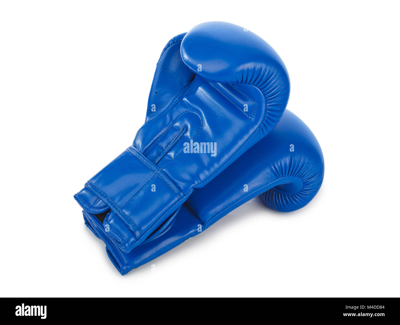 Pair blue boxing gloves hi-res stock photography and images - Alamy