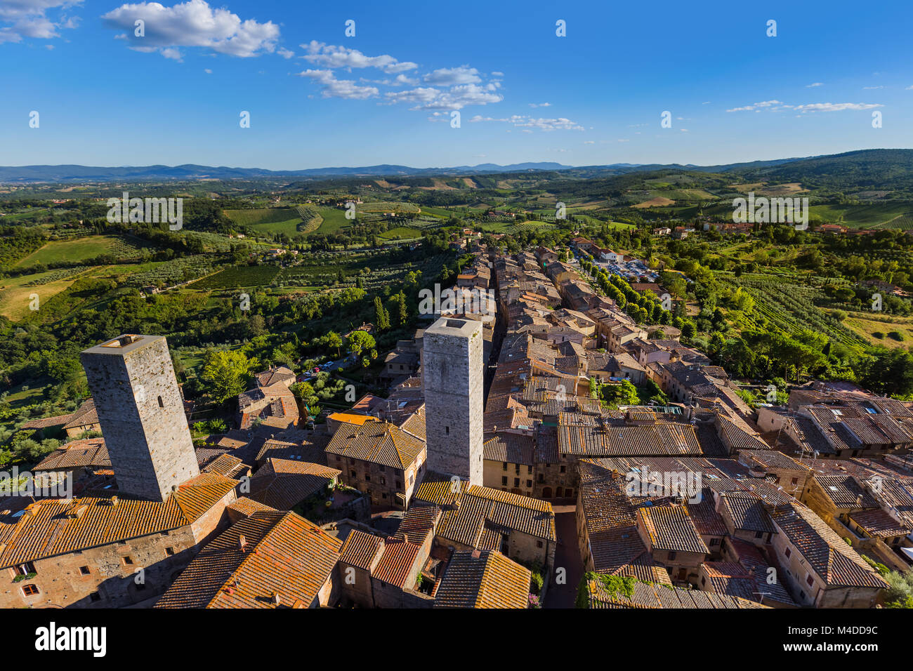San Gimignano medieval town in Tuscany Italy Stock Photo - Alamy