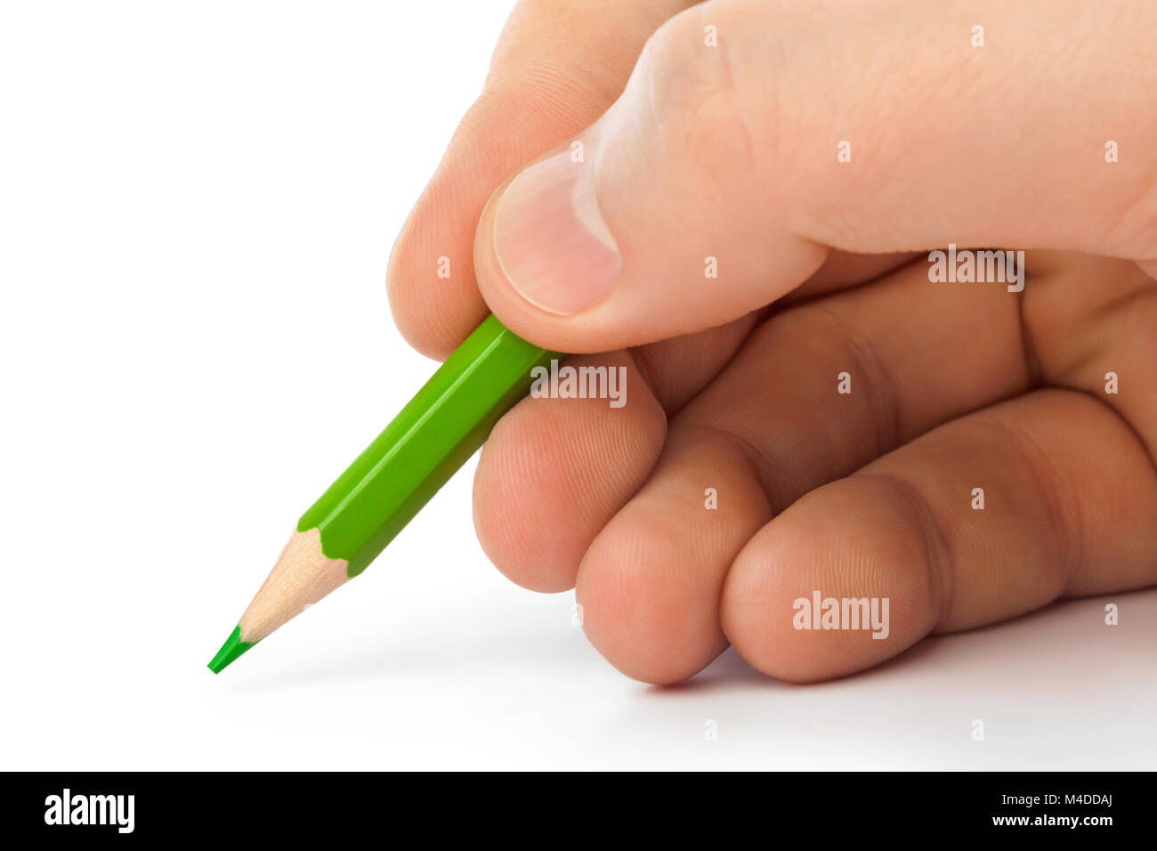 Pencil in hand Stock Photo - Alamy