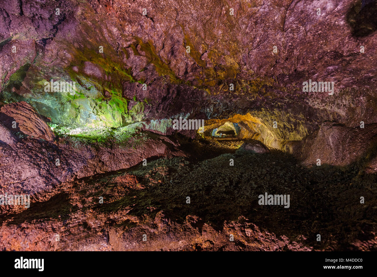 Volcanic caves in Sao Vicente - Madeira Portugal Stock Photo - Alamy