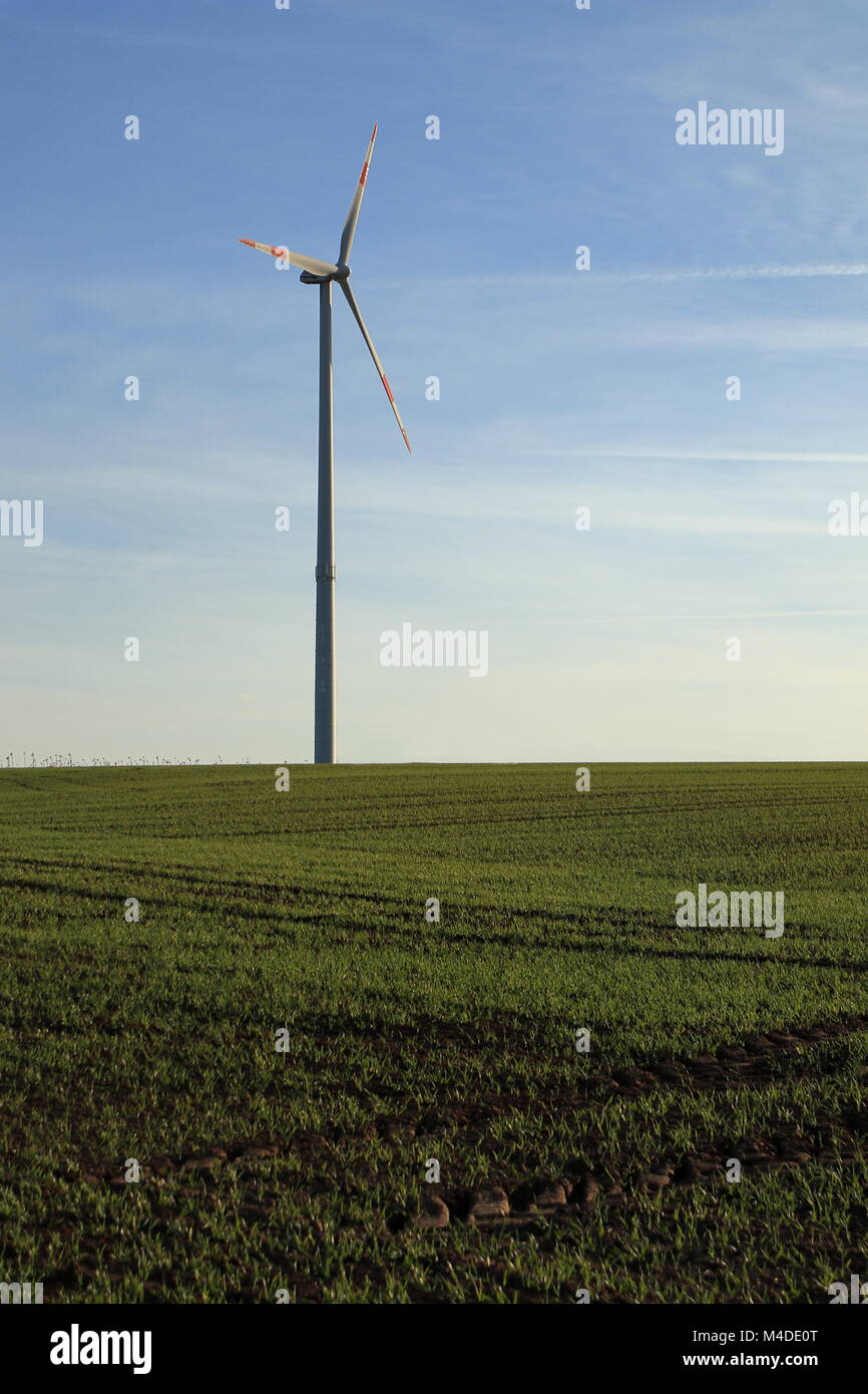 one wind wheel Stock Photo - Alamy