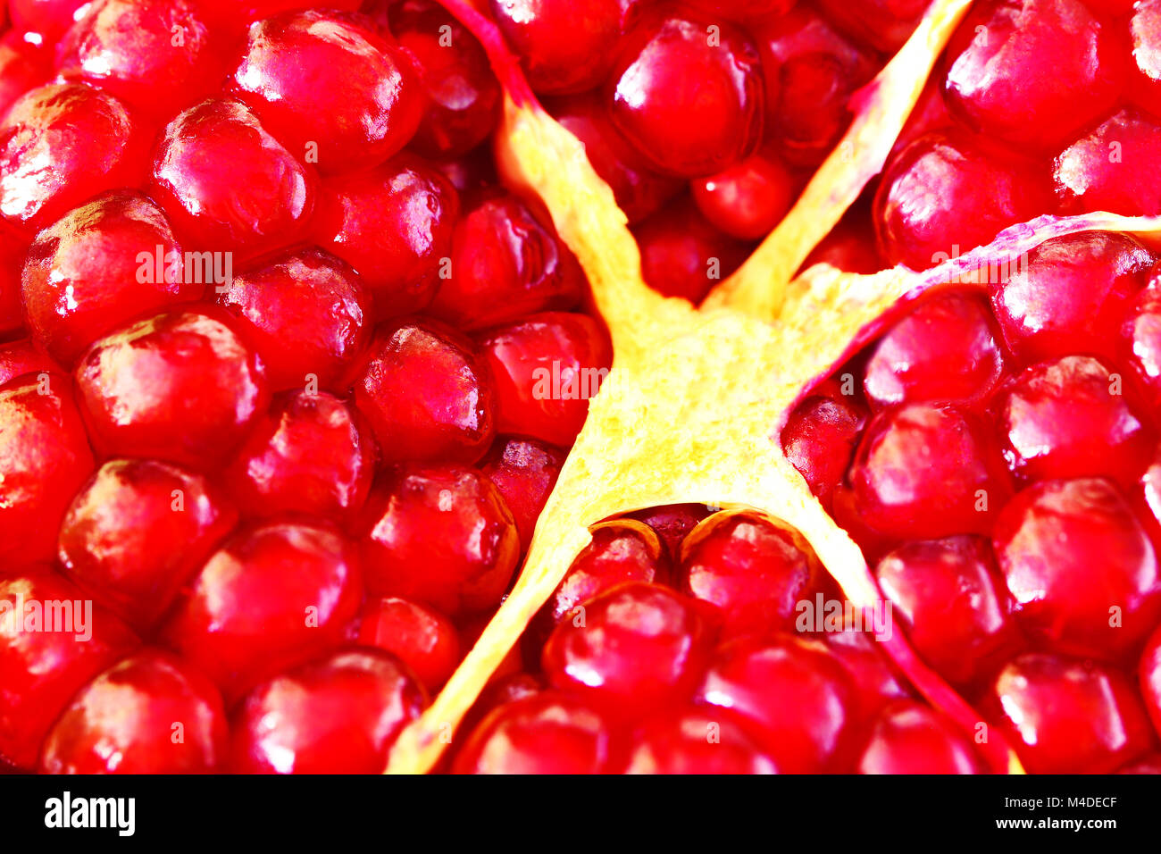Pomegranate fruit close up macro Stock Photo - Alamy