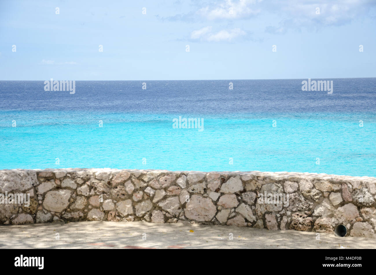 Grand Knip Beach in Curacao at the Dutch Antilles Stock Photo - Alamy