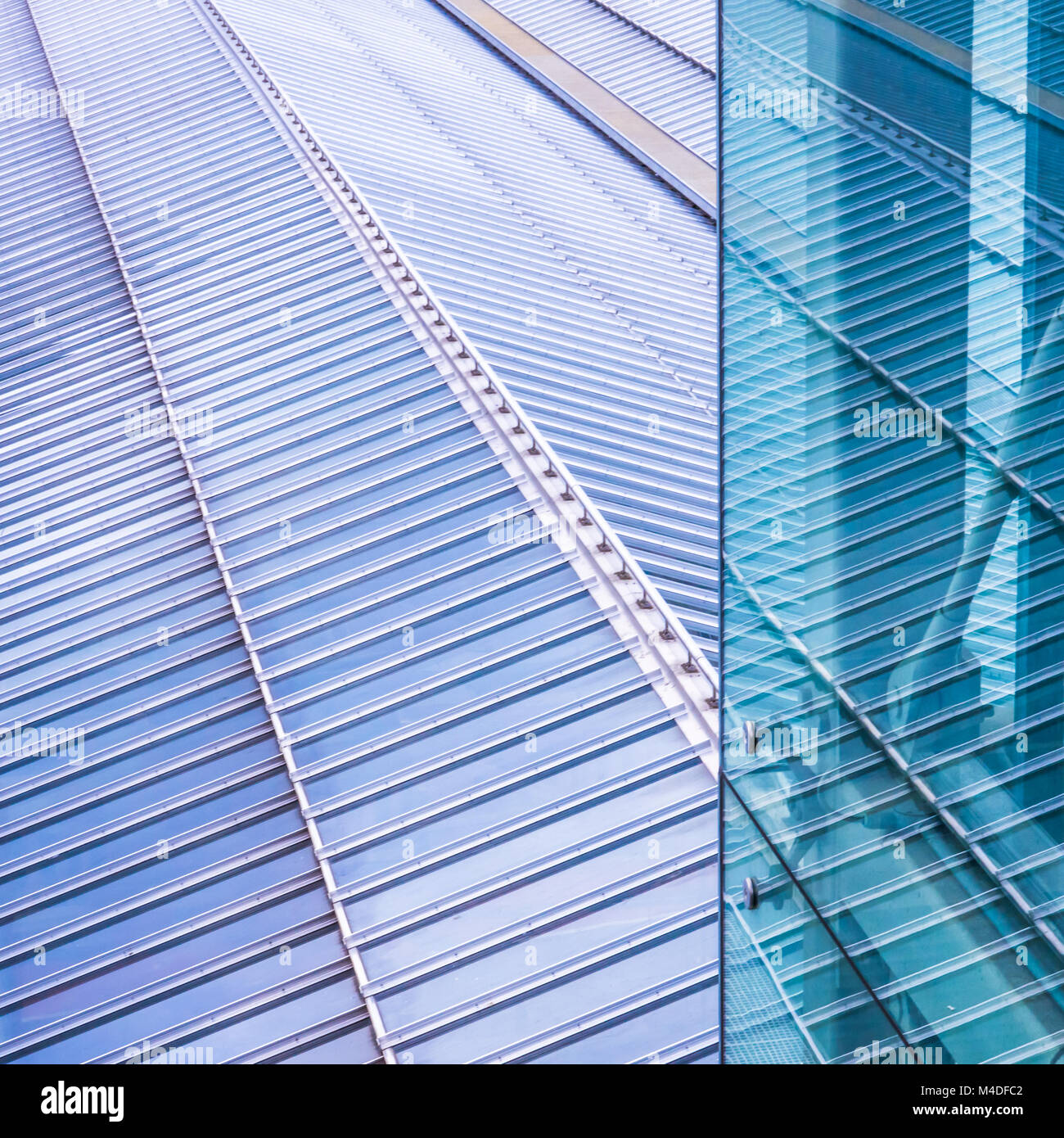 Glass And Steel Abstract Stock Photo - Alamy