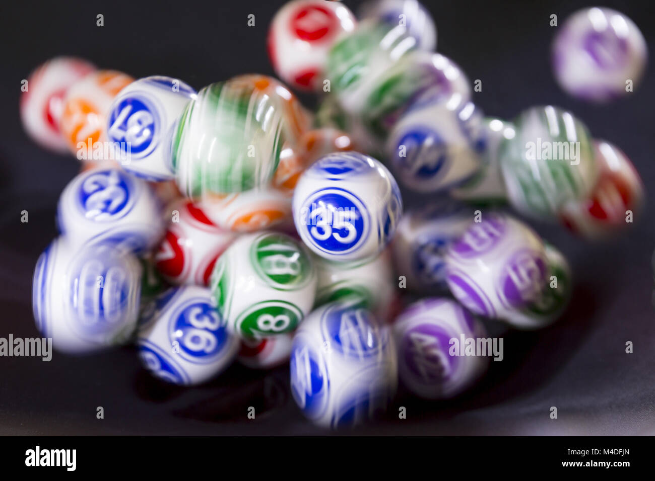Lottery balls in a hi-res stock photography and images - Alamy