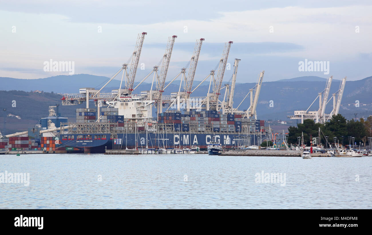 Port of Koper Stock Photo - Alamy