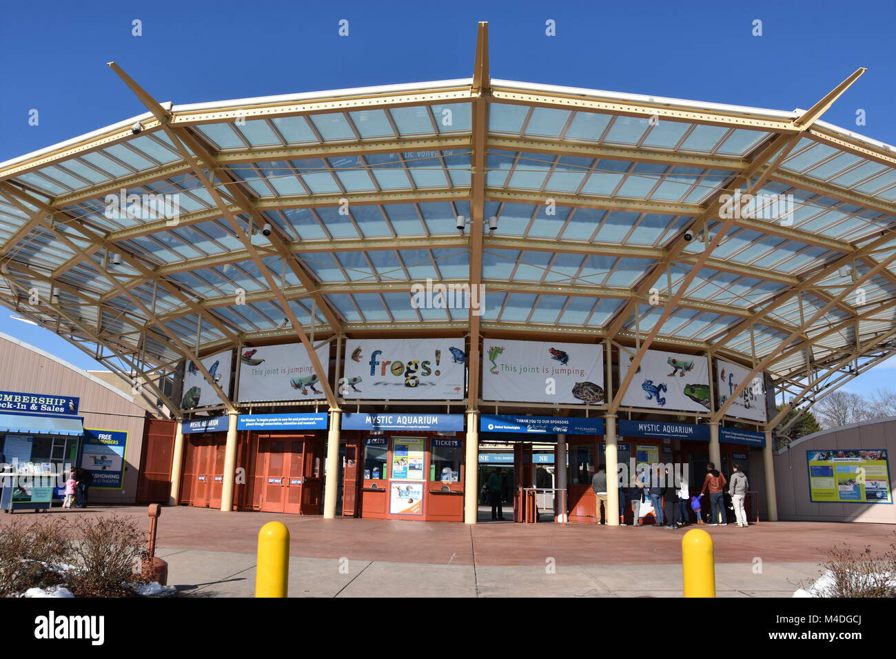 Mystic Aquarium in Connecticut Stock Photo - Alamy