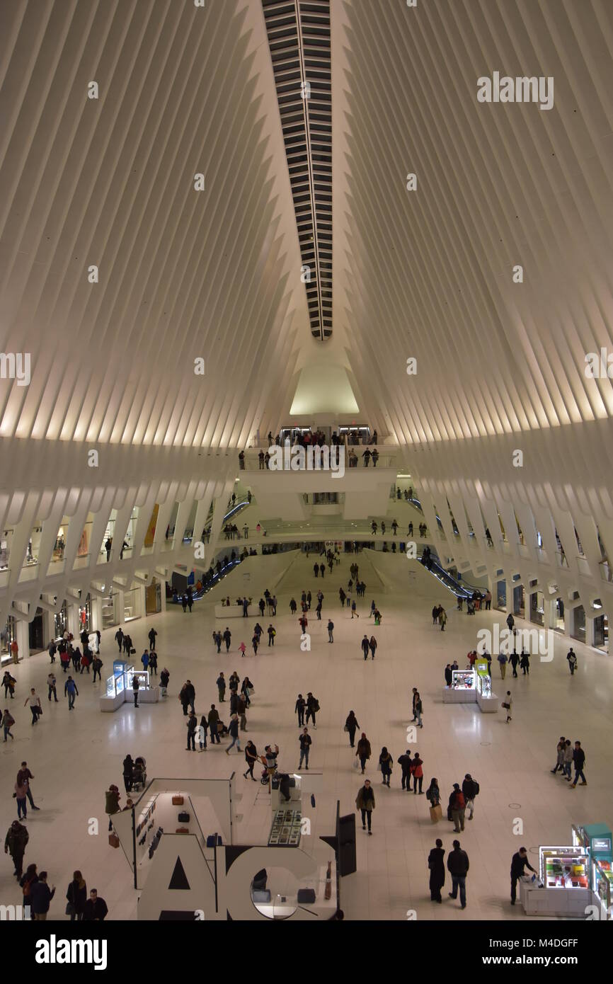 Inside the Oculus of the Westfield World Trade Center Transportation ...