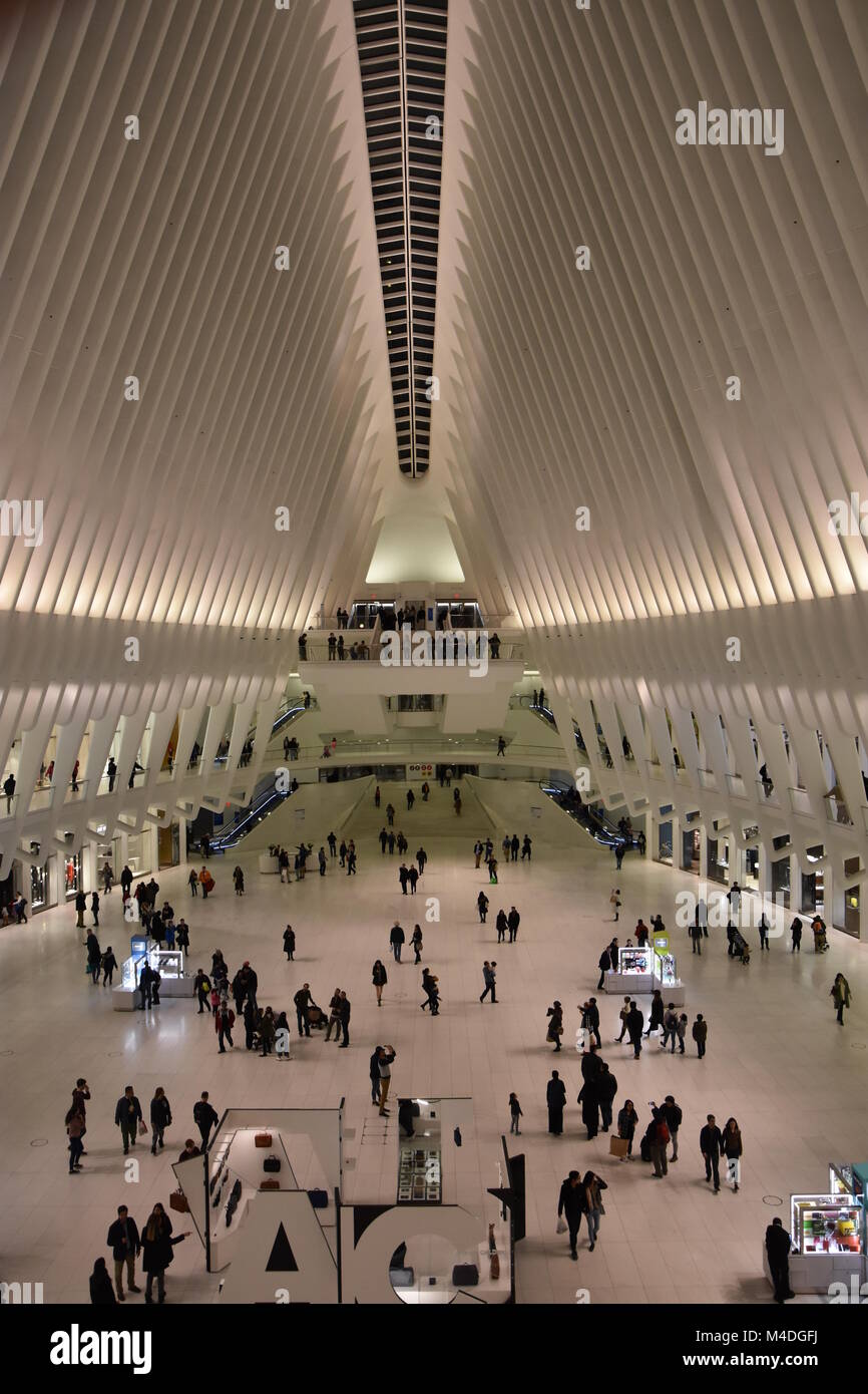 Inside the Oculus of the Westfield World Trade Center Transportation ...