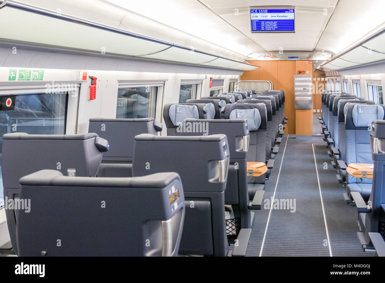 Redesign of ICE3-Trains in Germany Stock Photo - Alamy