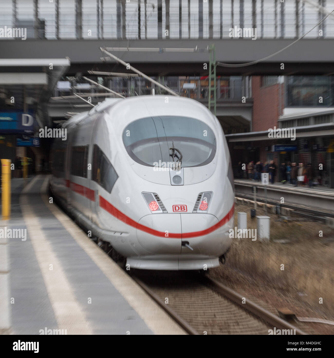 Redesign of ICE3-Trains in Germany Stock Photo - Alamy