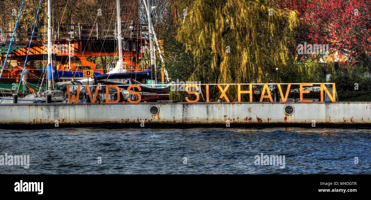 High Dynamic Range picture of architecture in Amsterdam Stock Photo - Alamy