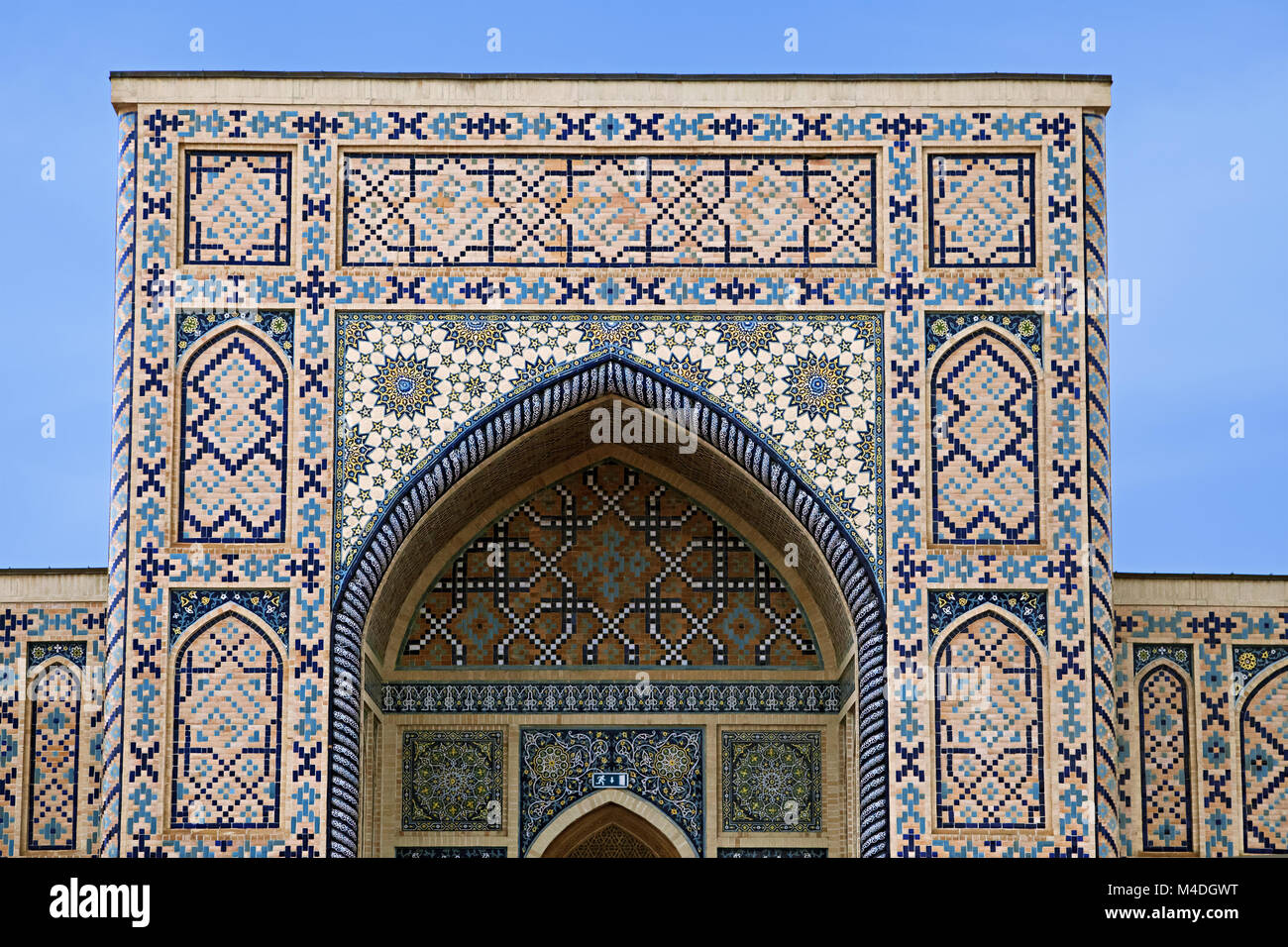 Arch portal of a mosque, Uzbekistan Stock Photo - Alamy