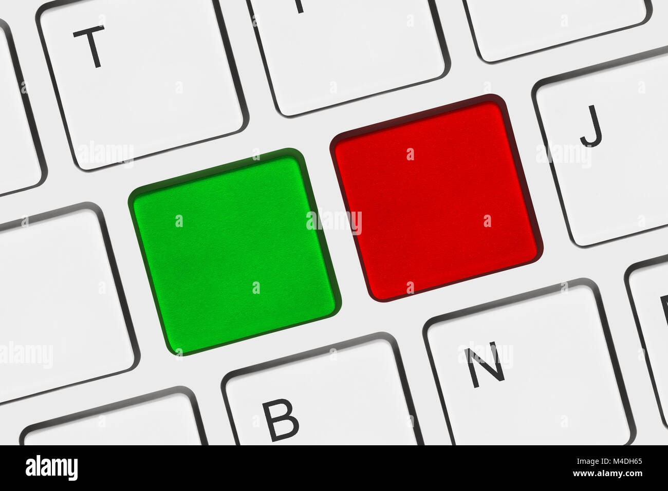 Computer notebook keyboard with two blank keys Stock Photo - Alamy