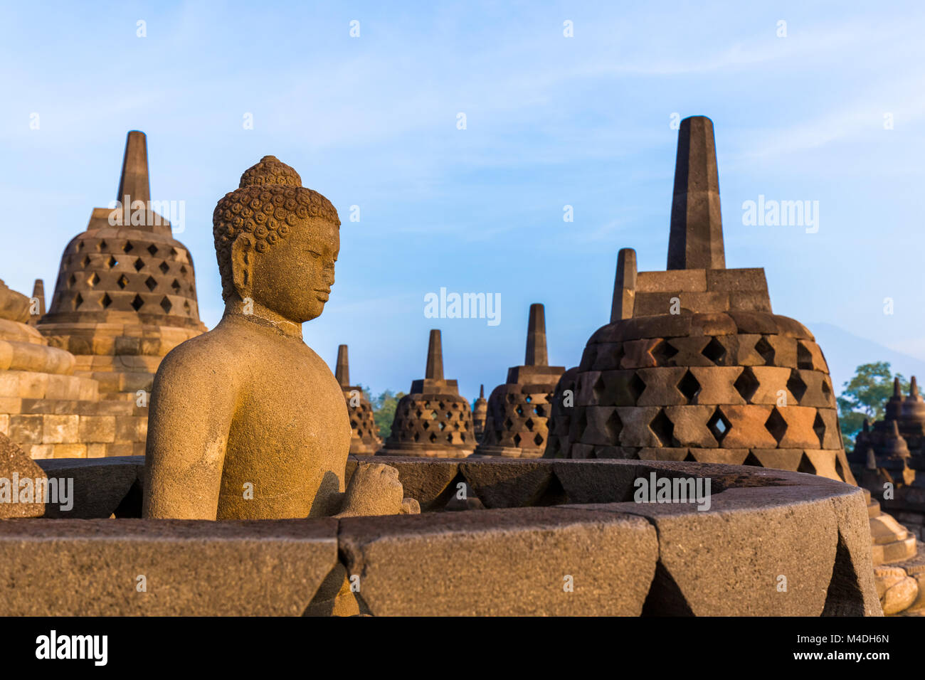 Borobudur Buddist Temple - island Java Indonesia Stock Photo - Alamy