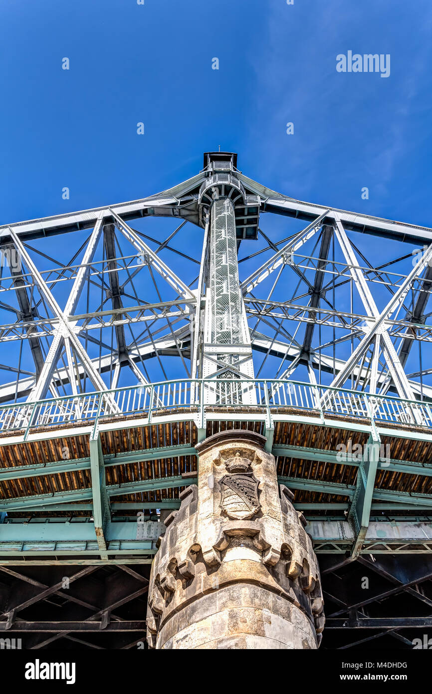 Blue Wonder Bridge Stock Photo - Alamy