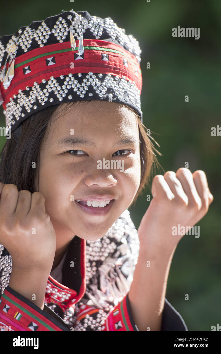 THAILAND CHIANG RAI DOI TUNG AKHA HILL TRIBE Stock Photo - Alamy