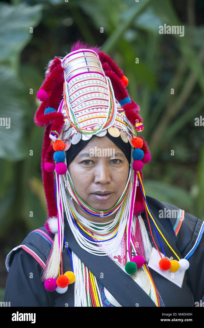 THAILAND CHIANG RAI DOI TUNG AKHA HILL TRIBE Stock Photo - Alamy