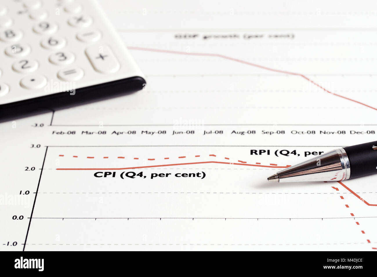 Financial accounting graphs and charts Stock Photo - Alamy