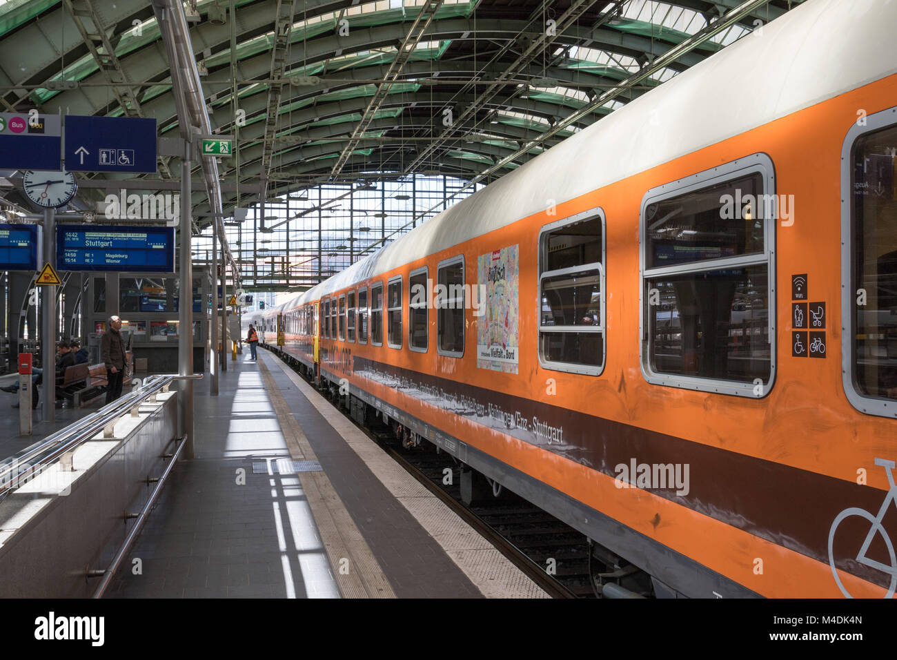 Locomore Train at Berlin Ostbahnhof Stock Photo - Alamy