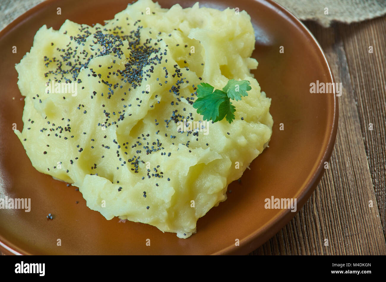 Potato with poppy seeds hi-res stock photography and images - Alamy