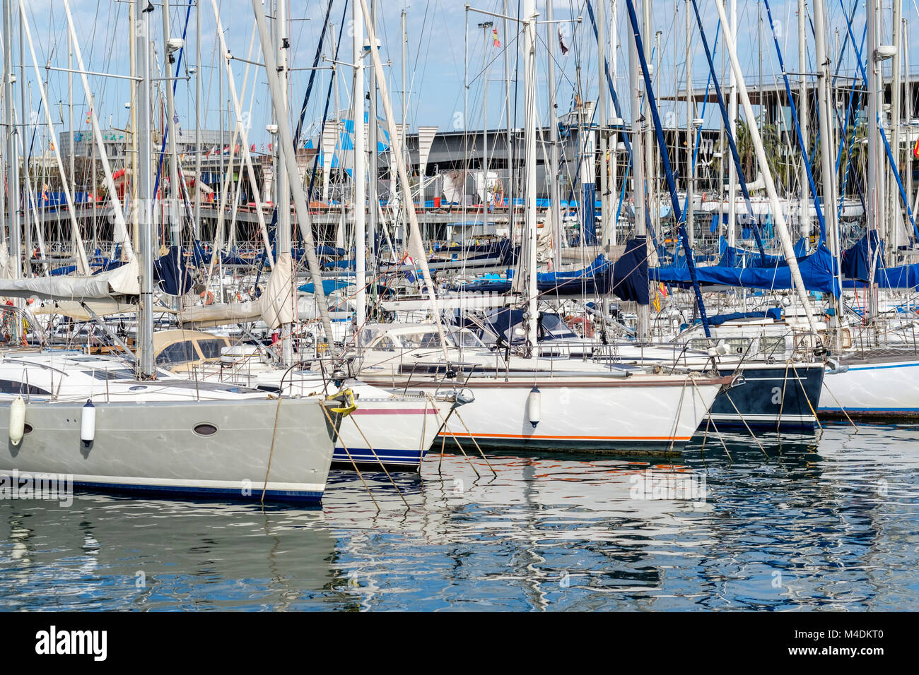 Urban marina in Barcelona Stock Photo - Alamy