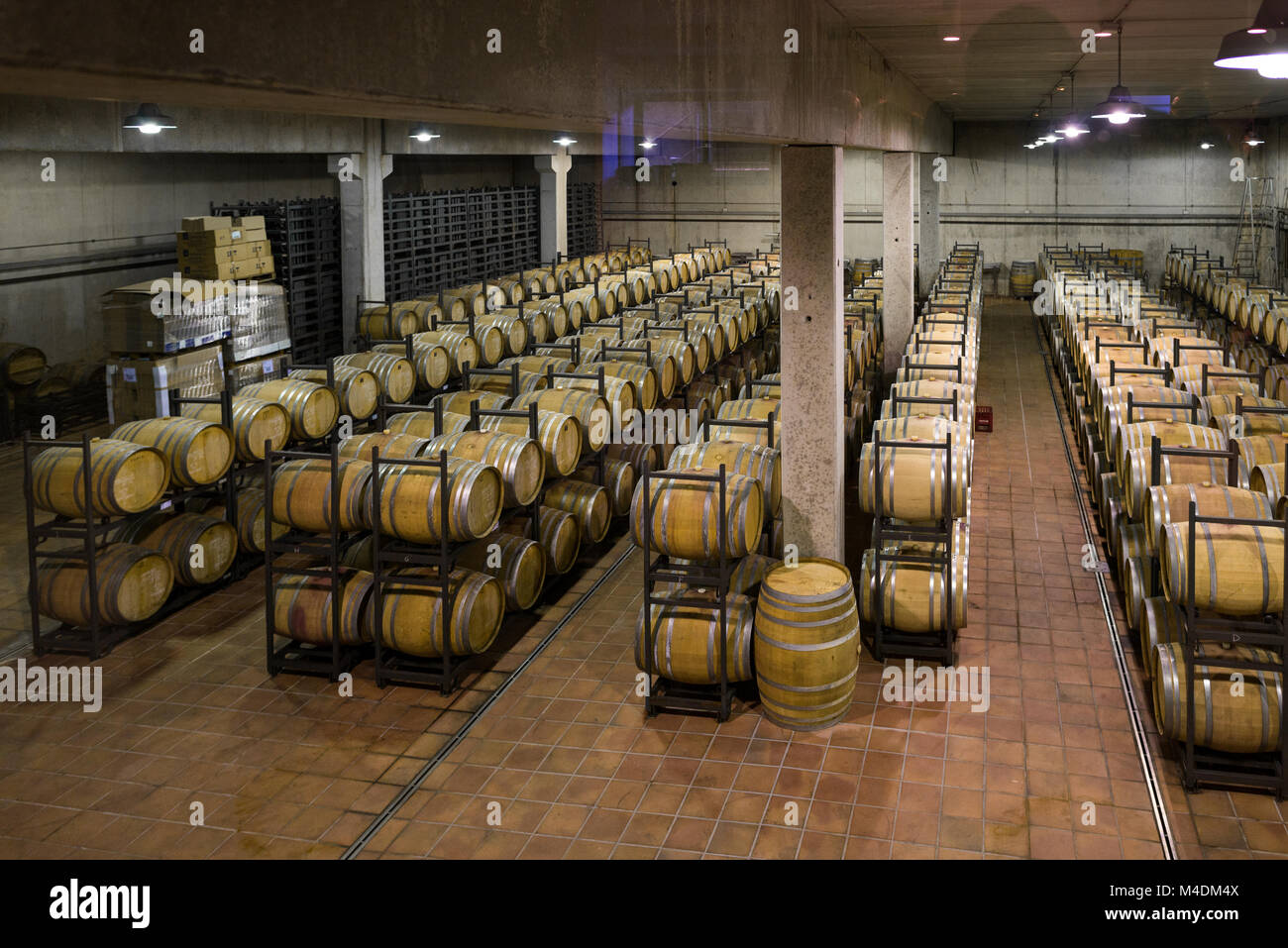 Wooden fermentation barrels hi-res stock photography and images - Alamy