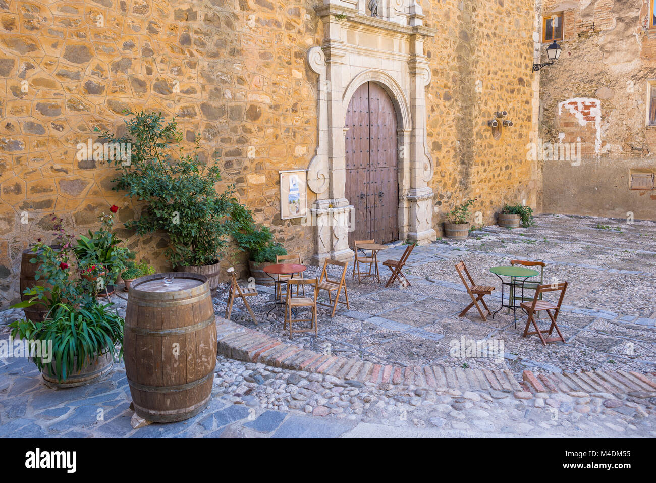 The Village Gratallops in the comarca Priorat, Spain Stock Photo - Alamy