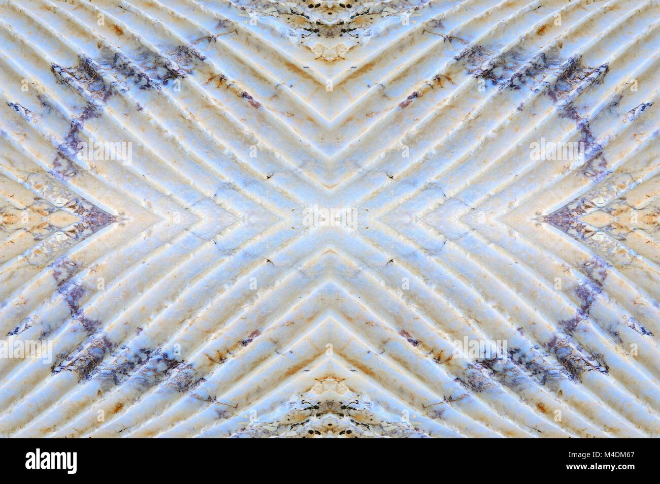 The rippled marble Stock Photo - Alamy