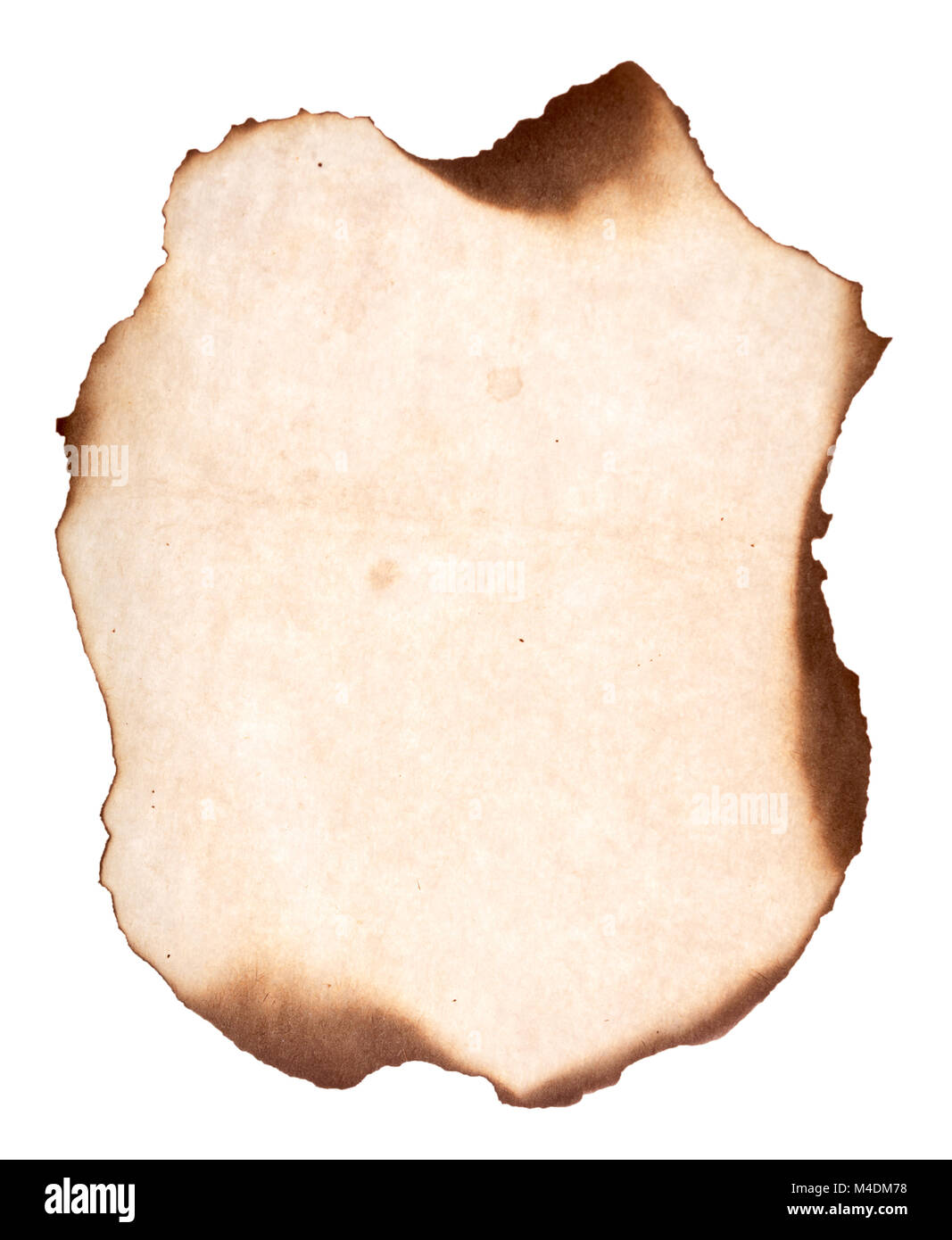 Old crumpled paper burn texture hi-res stock photography and images - Alamy