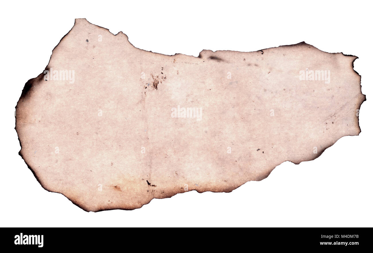 Fire burnt paper Cut Out Stock Images & Pictures - Alamy