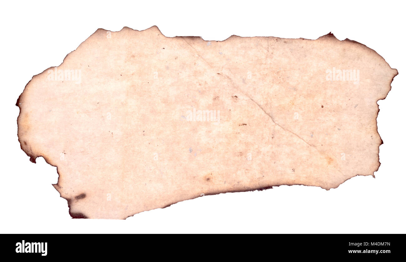 Old crumpled paper burn texture hi-res stock photography and images - Alamy