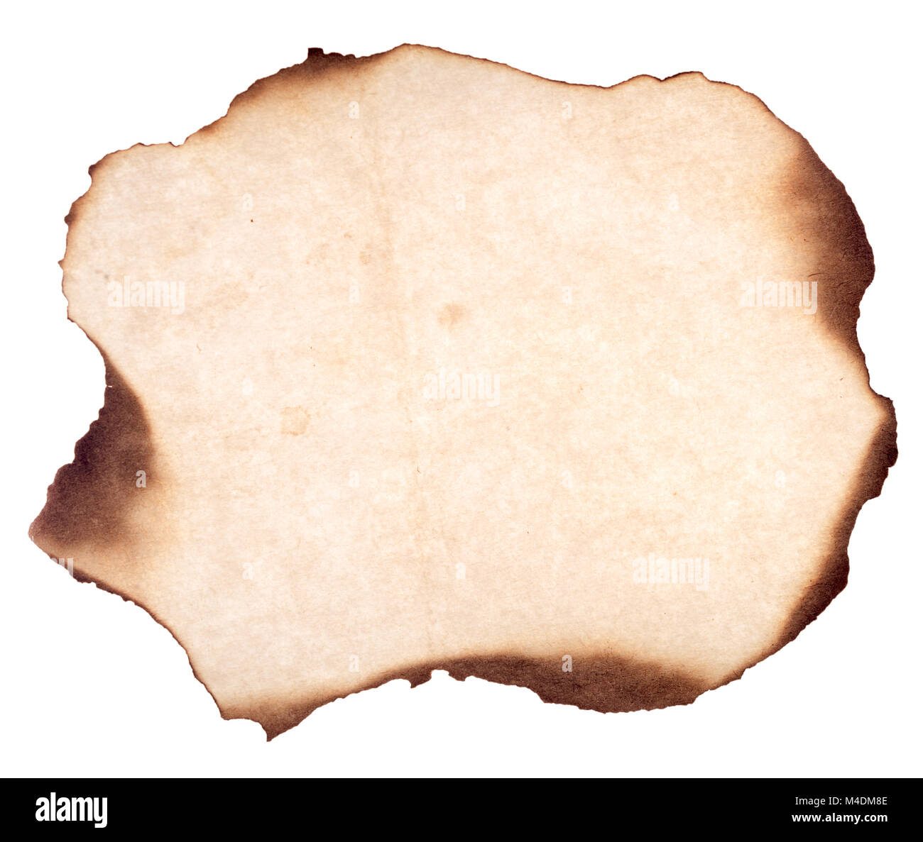 Old crumpled paper burn texture hi-res stock photography and images - Alamy