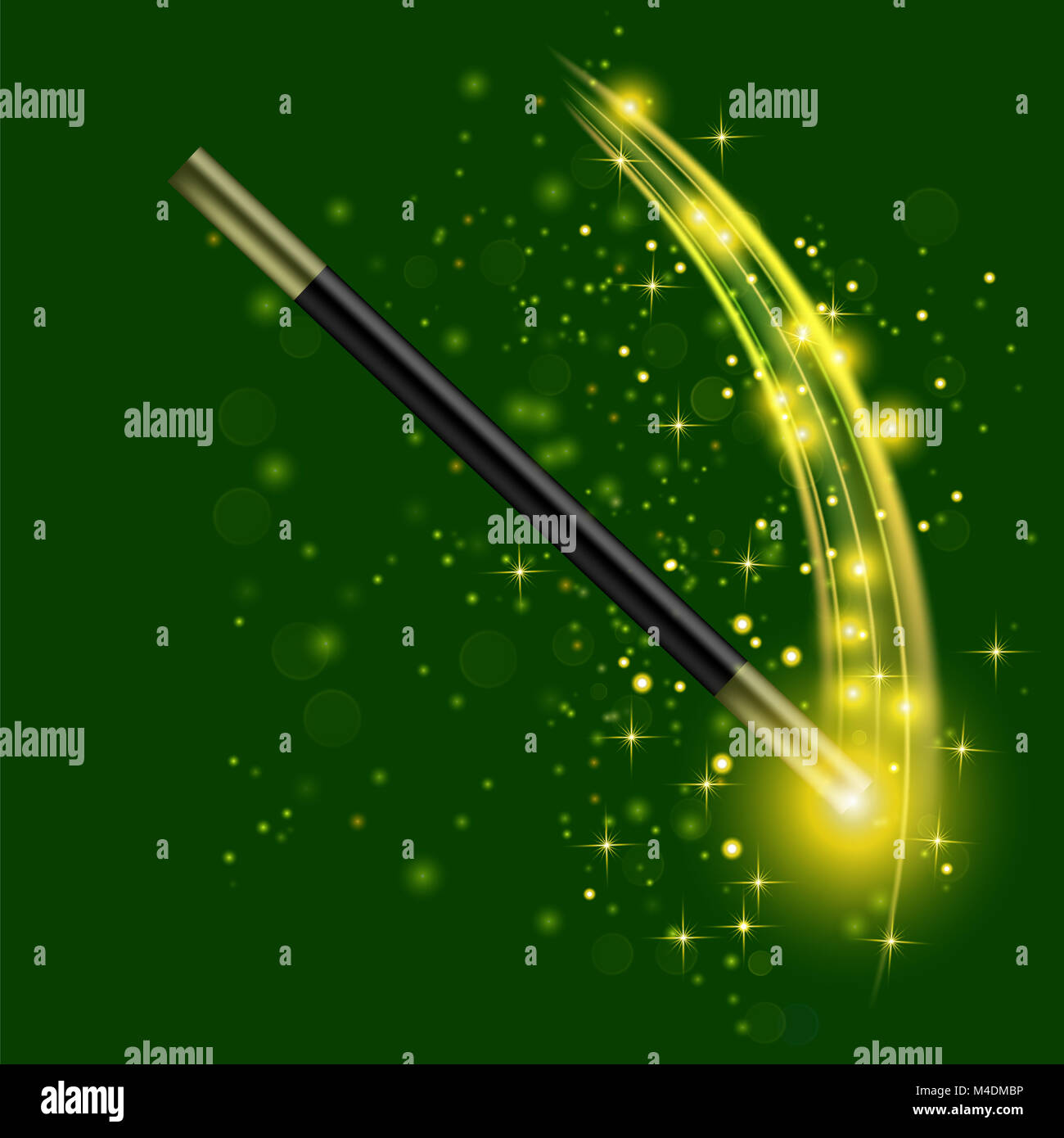 Realistic magic wand hi-res stock photography and images - Alamy